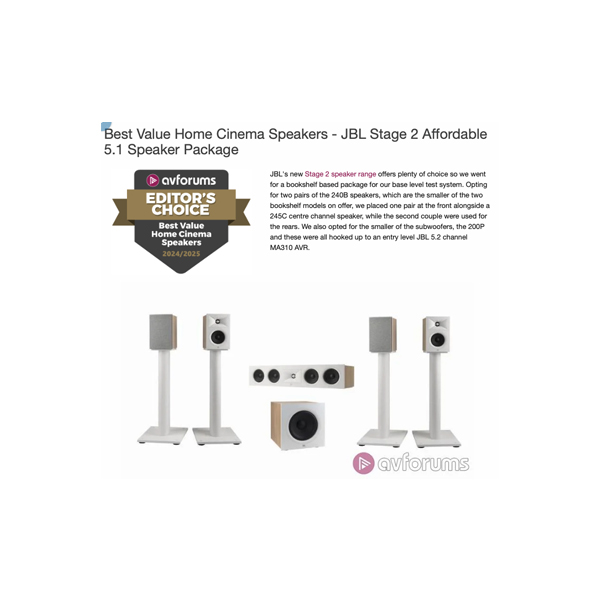 AVS Forum: Home Cinema Speakers 2024/25 - Editor's Choice Awards